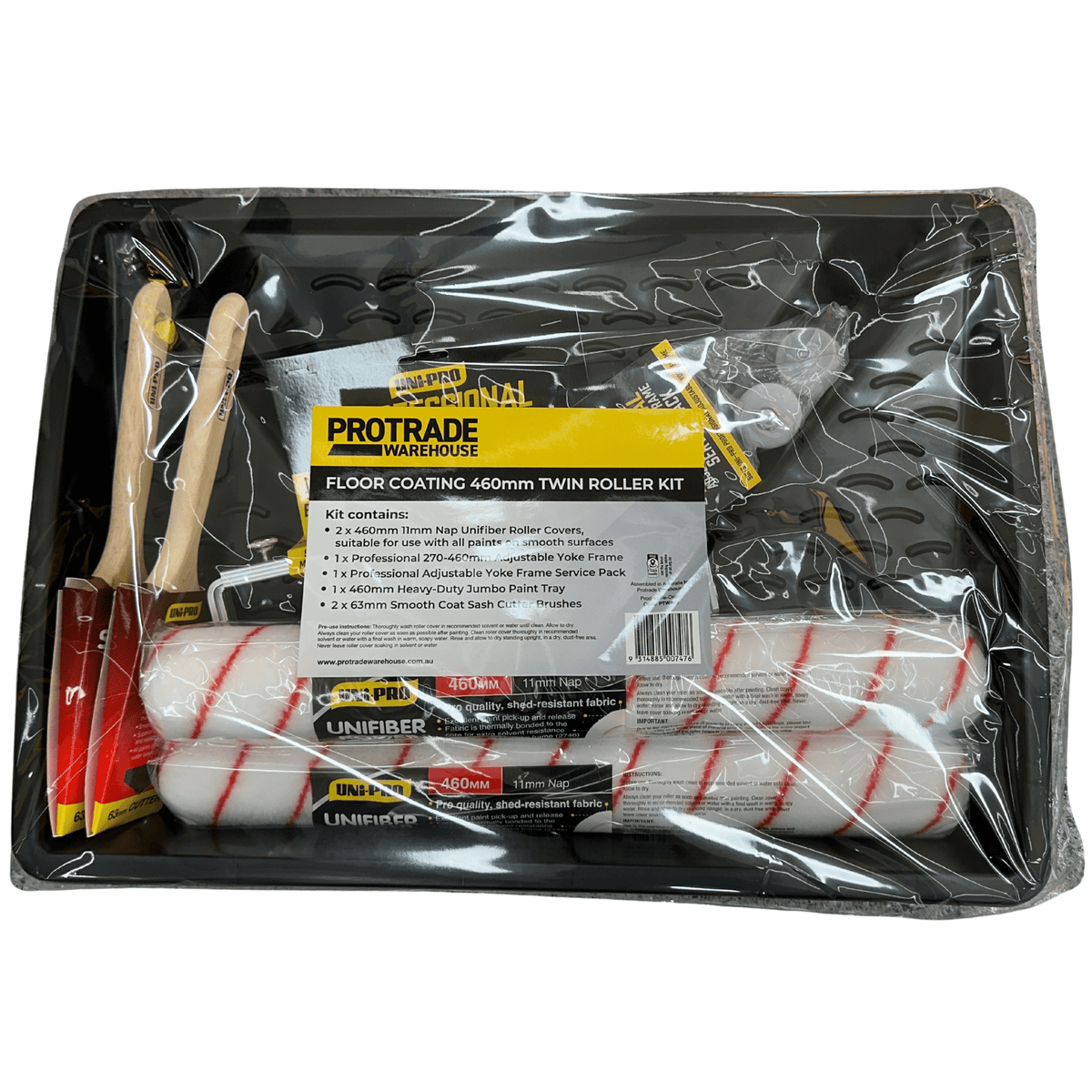 460mm Epoxy Application Twin Roller/Brush Kit - Sydney Floor Coatings ...