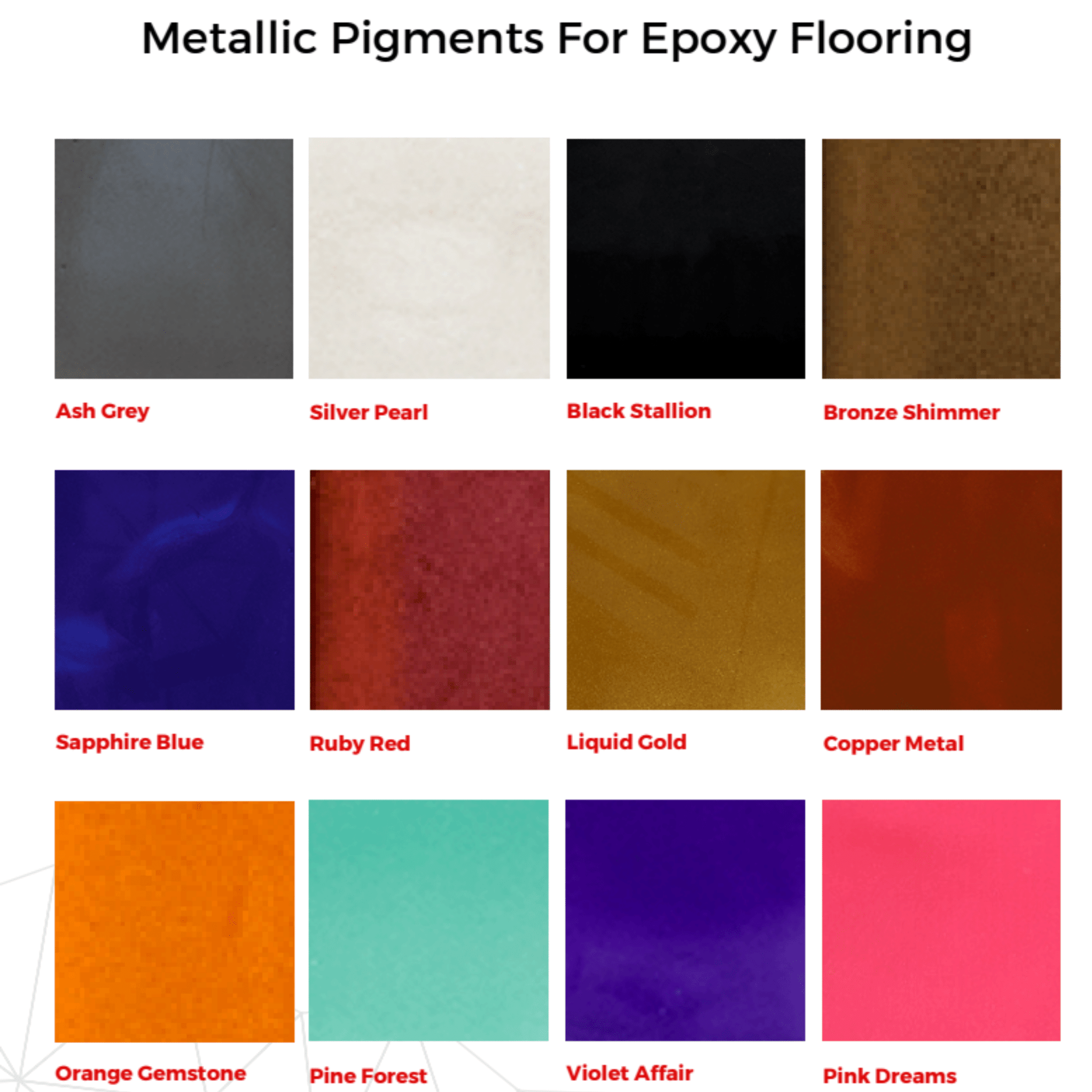 Ultrakote Metallic Epoxy Flooring Pigments — ProTrade Warehouse